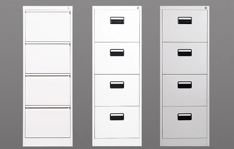 Modern Design Office Furniture 3 Drawer Vertical Metal Drawers Cabinet ...