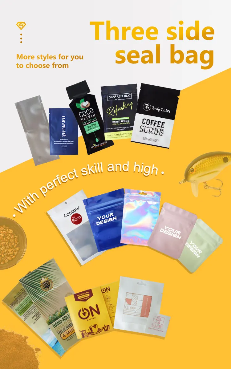 Custom Printed Zipper Fish Feed Fishing Bait Lure Packaging Bag With ...