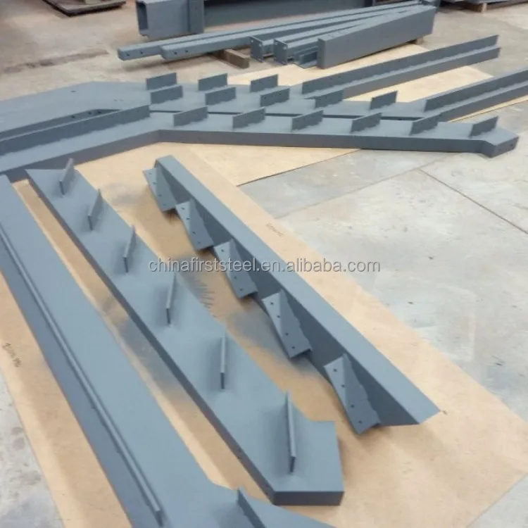 Timber Beam Prefabricated Metal Steel Structure Steel Frame House Light ...