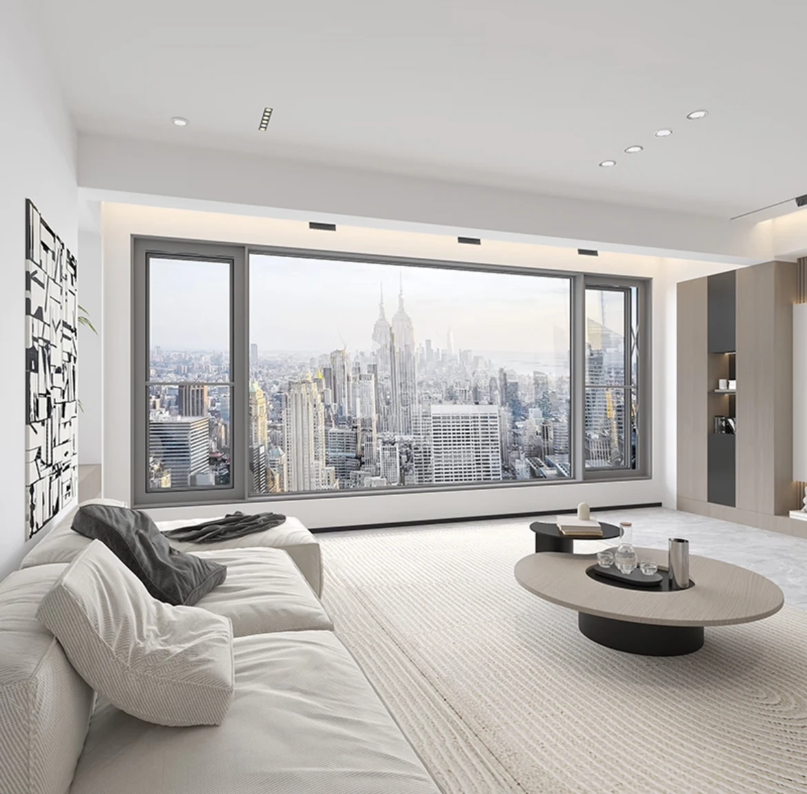 Energy Efficient Casement Window Villa House Aluminum Glass Swing ...