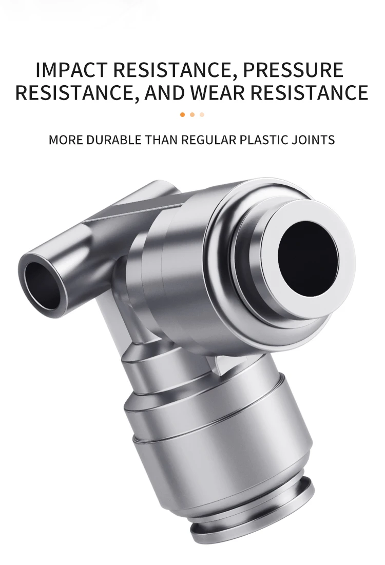 304 Stainless Steel Pneumatic Hose Connector Pv Pneumatic Connector Gas ...