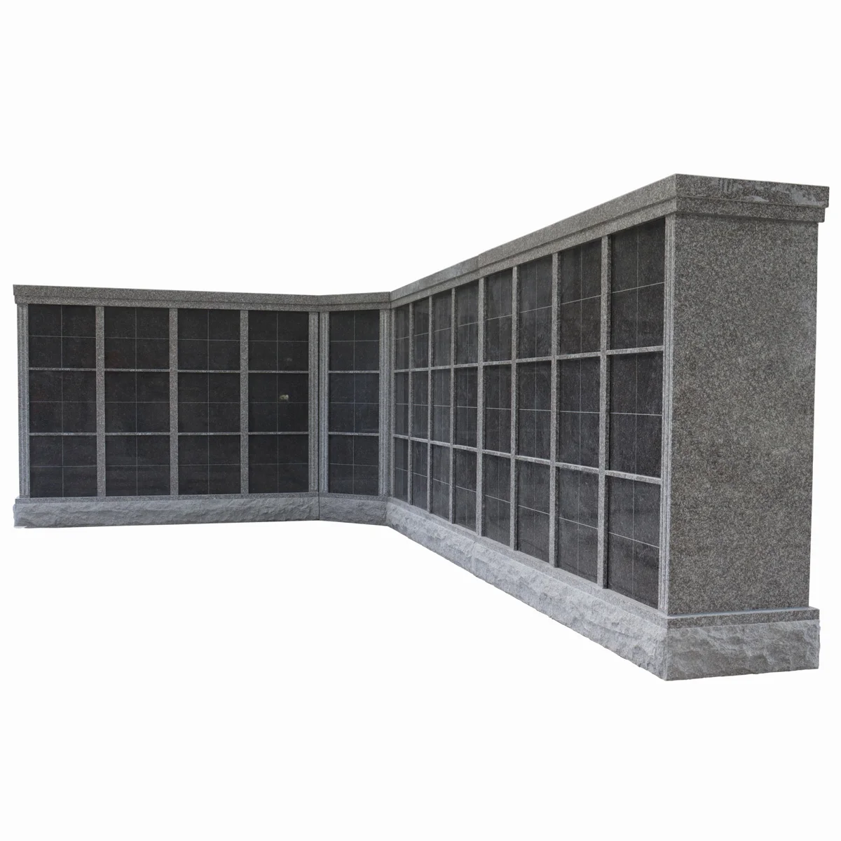 Outdoor Free Standing 420 Pink Granite Columbarium for Sale
