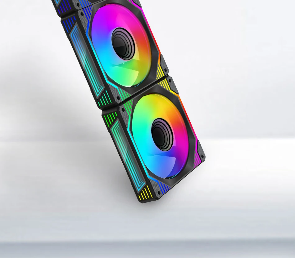 Lovingcool New Design Mirror Fan Rgb 120mm Cooling Computer Fan Gaming ...