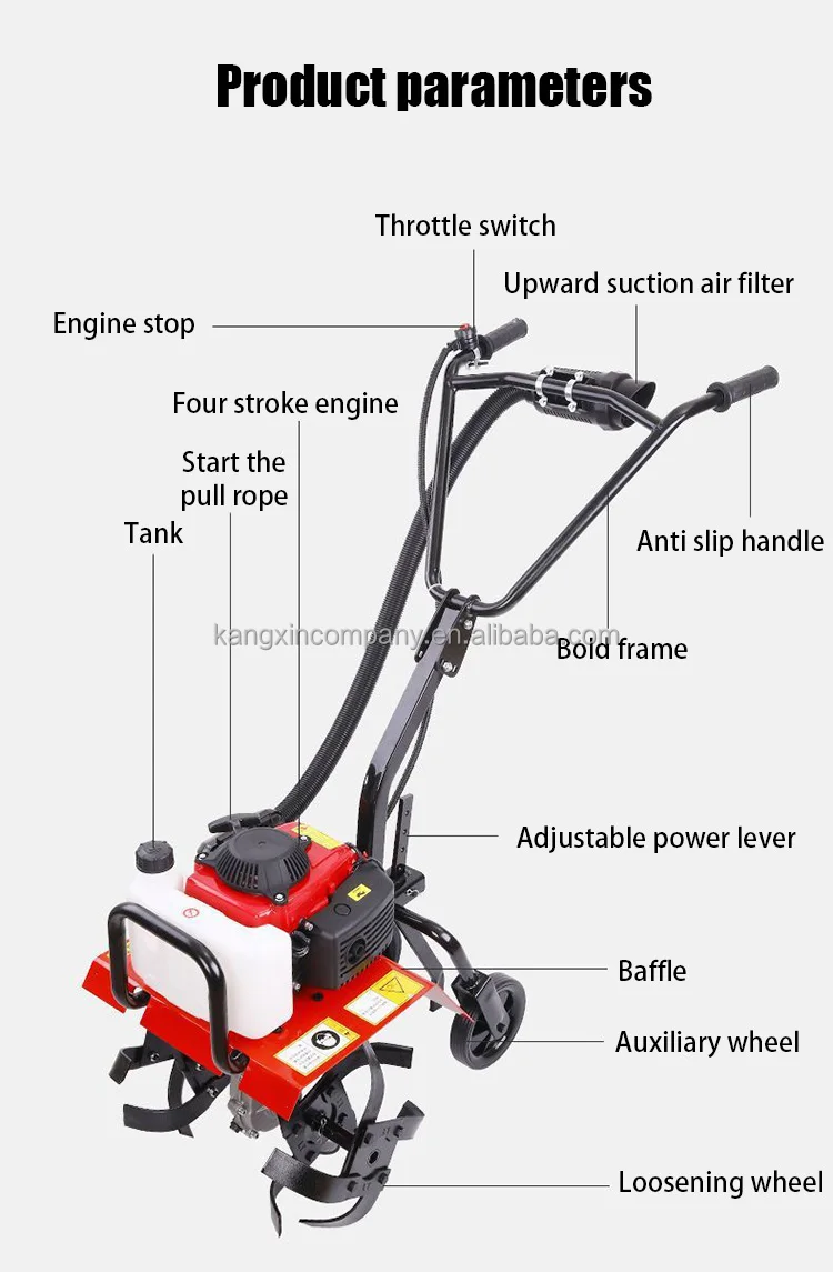 For Farm Motor Cultivators Power Tillers Wheel Garden Mini Walking ...