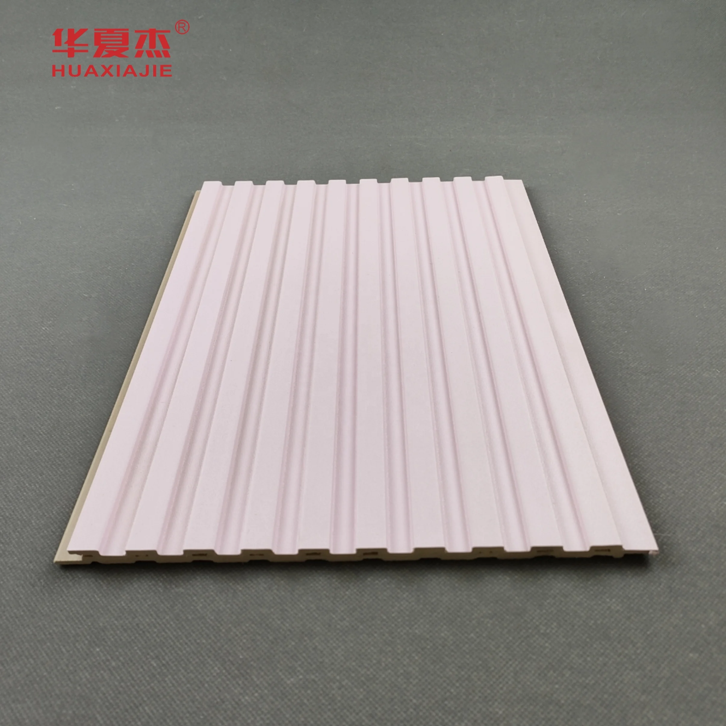 Wholesale WPC Fluted Wall Panel - Pink Decoration for Home