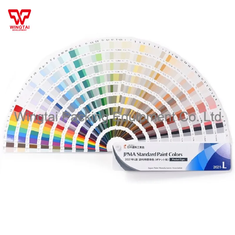 Japan Color Swatch Cards Jpma Standard Paint Color 654 Colors - Buy ...