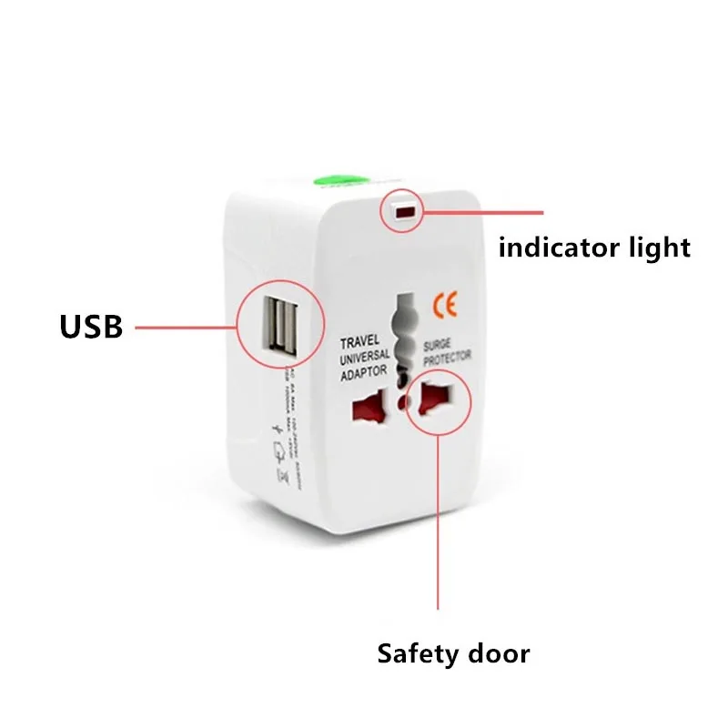 Universal Travel Adapter - All in One International Plug