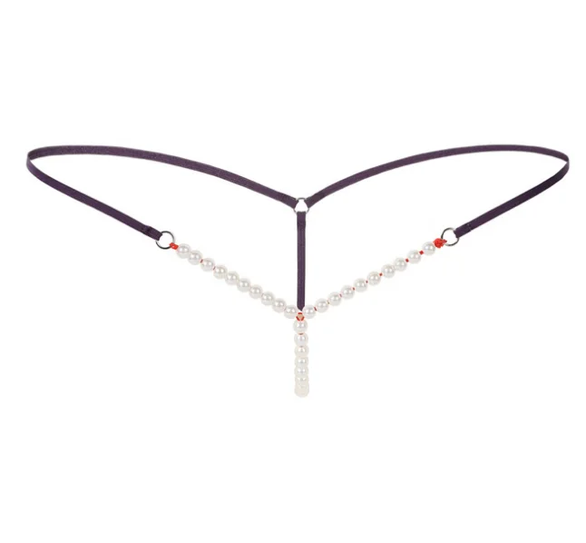 Shop Our Sexy Lace Pearl G-String - Quick Dry & Eco-friendly