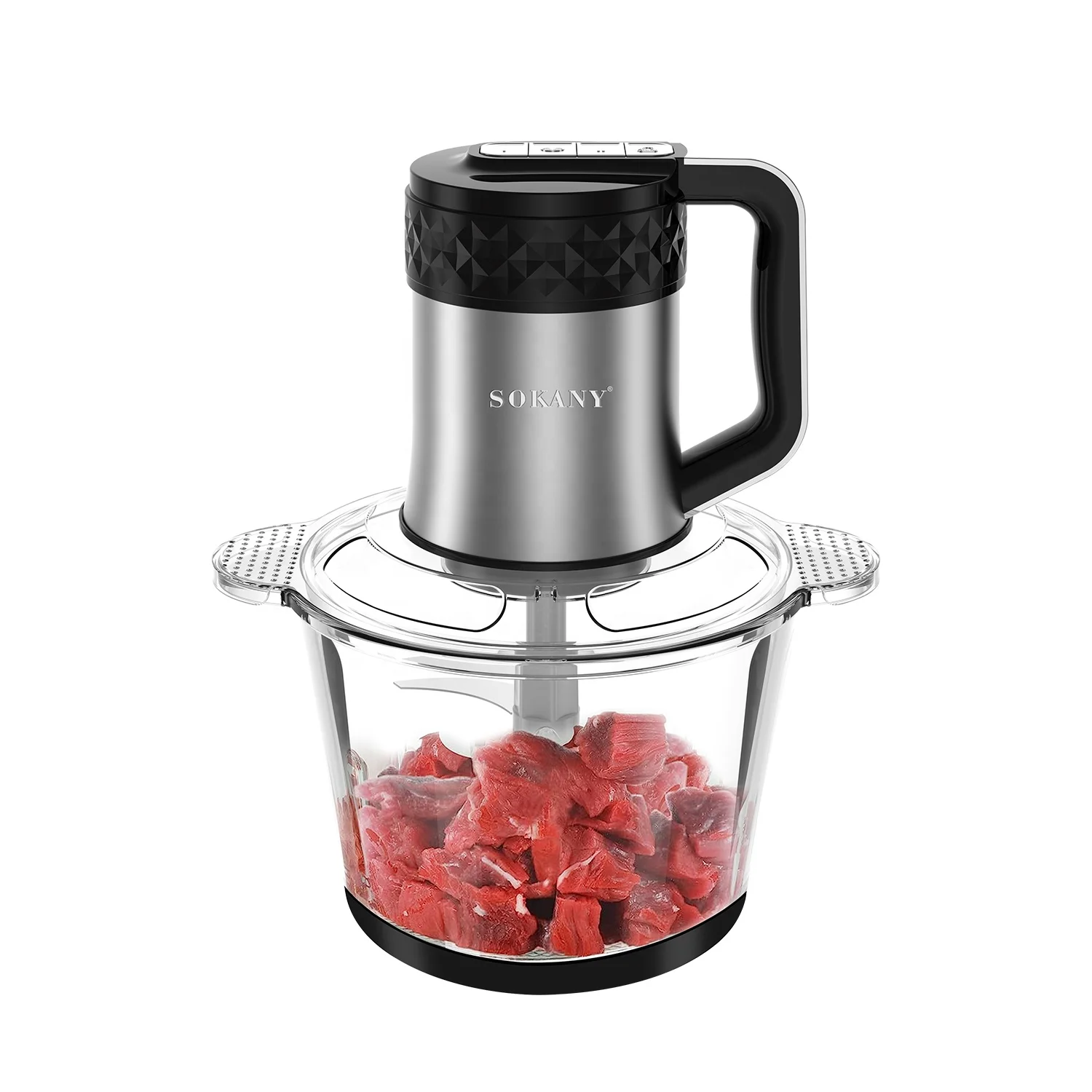 sokany Yam Pounder food Machine 3L Meat Chopper Fufu Pounding Blender ...