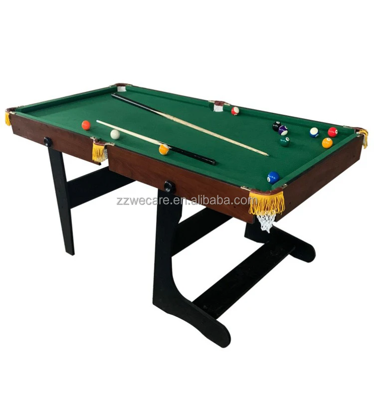 Folding Leg Pool Table - Portable & Multi-Functional Game