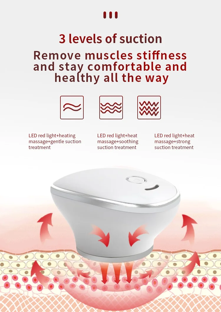 Home Suction Negative Pressure Cupping Electric White Color Beauty Full ...