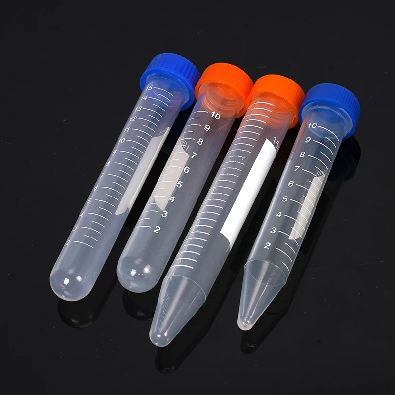 Laboratory Plastic Graduated Centrifuge Tubes - 10ml & 15ml