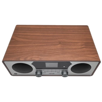 Retro Wooden Dab+/dab Band Ii & Fm Radio,Front-loading Cd Player,Bt ...