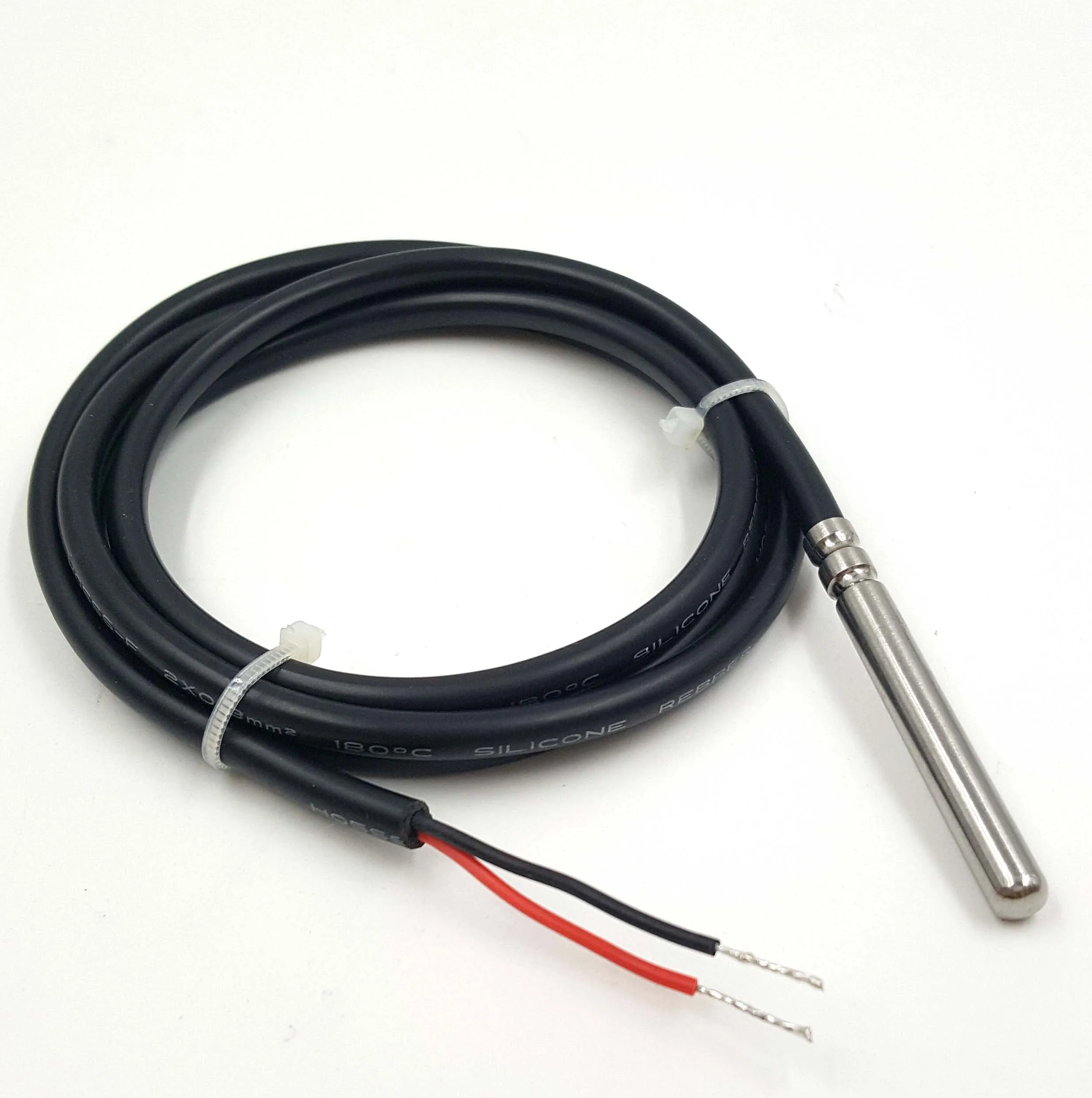 Stainless Steel Temperature Probe Pt100 pt1000 ntc20k ntc10k Sensor with Cable| Alibaba.com