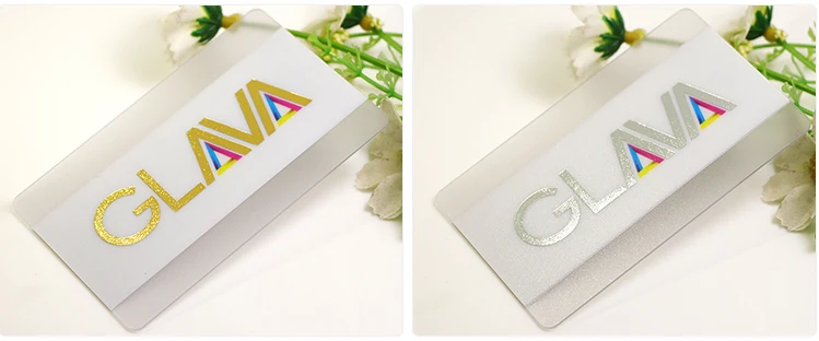 Custom Clear PVC Name Visit Business Cards - CMYK Printing, Transparent ...