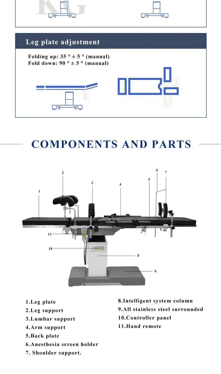 Multi-purpose Universal Surgical Bed Surgical Operating Table ...