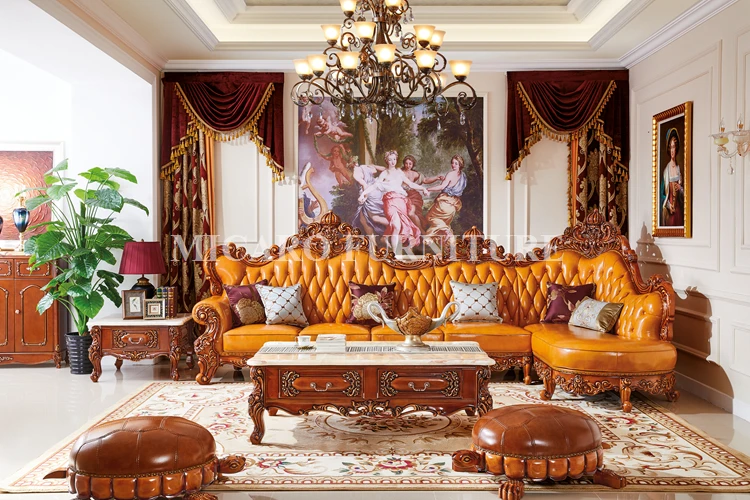 L Shape Wood Frame Living Room Floor Elegant Chairs Upholstered High ...