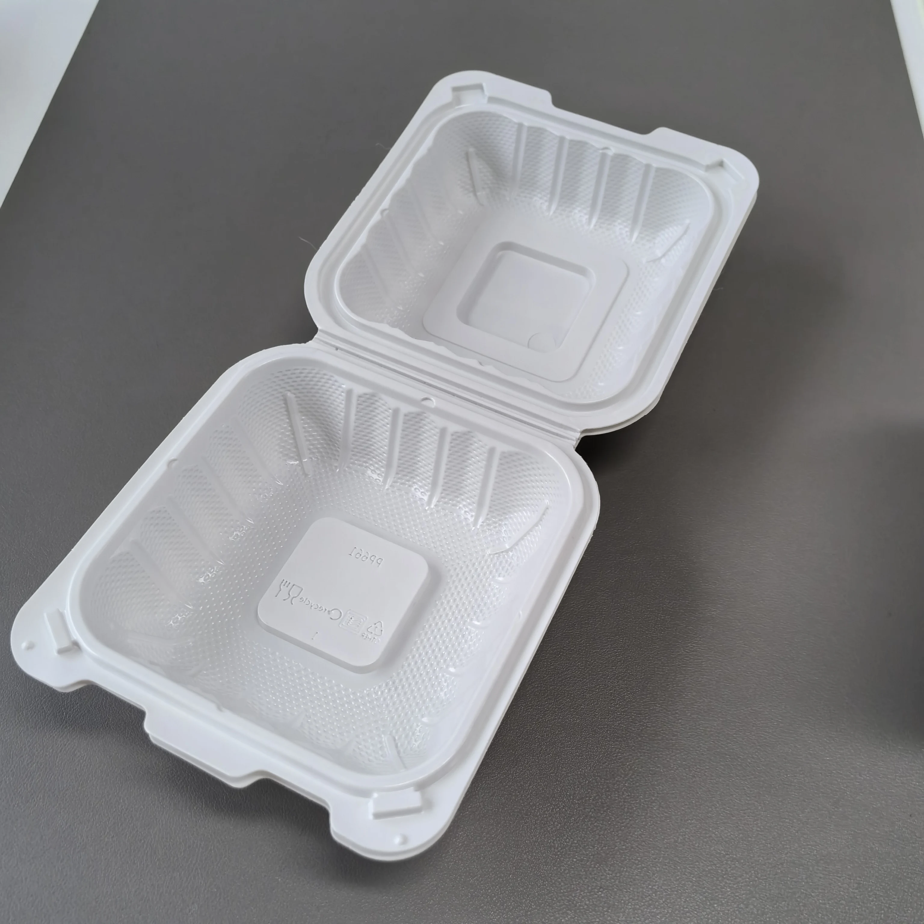 6 Inch PP Clamshell Container Plastic Take Out to Go Lunch Box ...