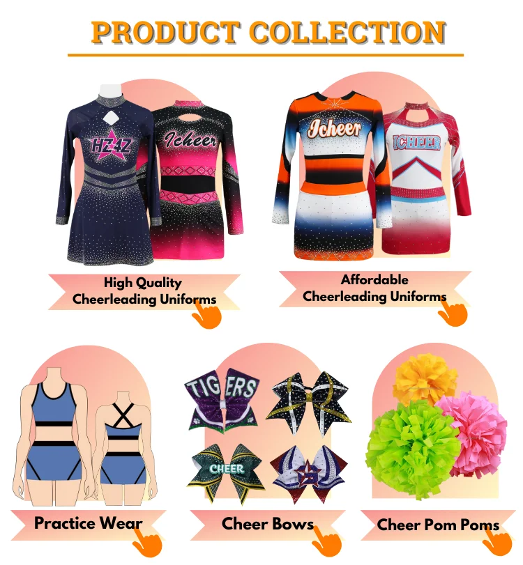 Icheerobics Custom Design Sublimation Cheer Practice Wear For Kids ...