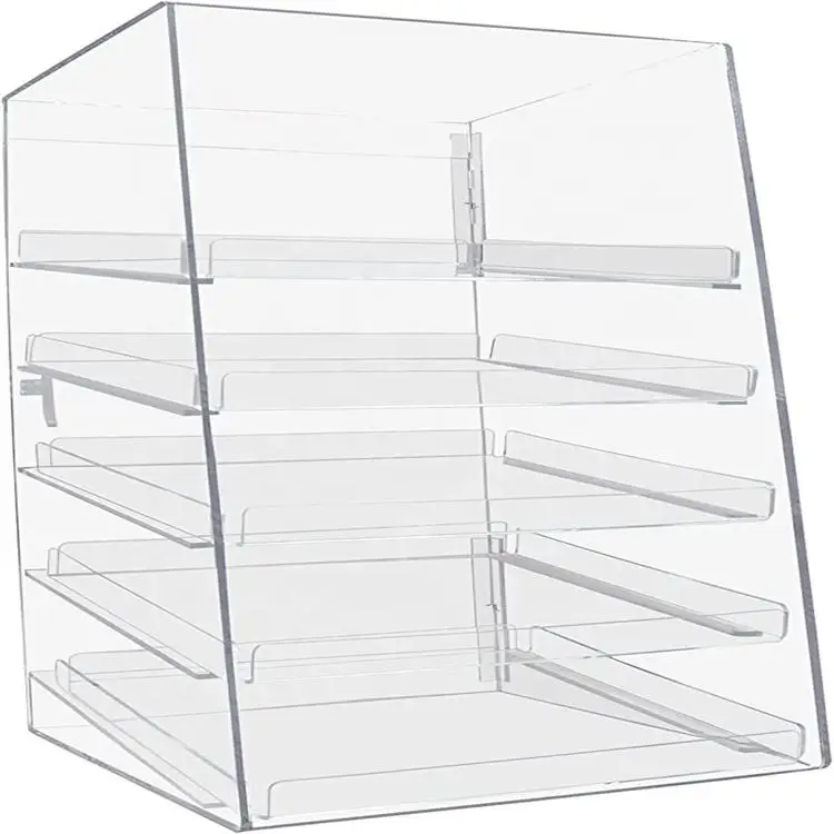 Jery Snack Rack Acrylic Box clear Dessert Drawer Transparent Food Bread ...