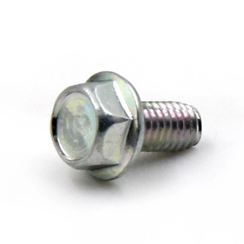 Galvanized Hexagon Flange Triangle Screw Flange Surface Bolt Screw M5 ...