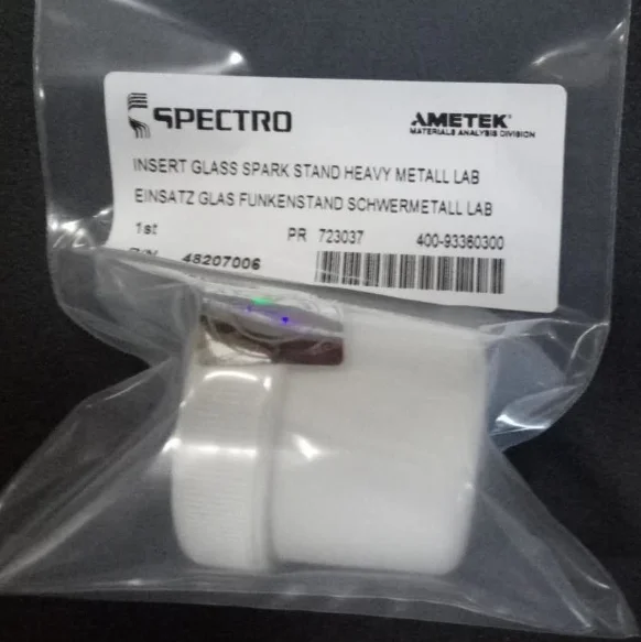 Spectro Ametek Spectrometer Parts Quartz Insert Glass Spark Stand Heavy ...