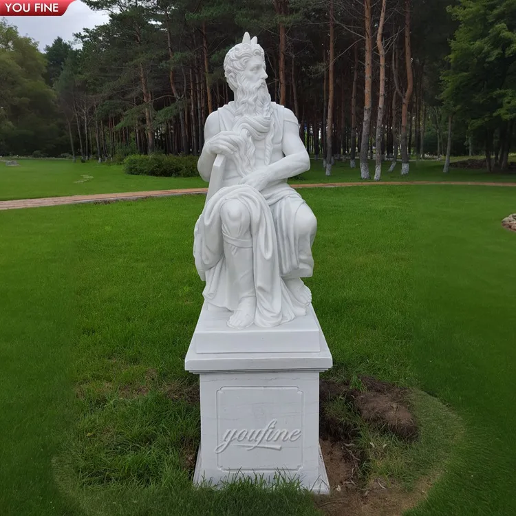 Famous Outdoor Decor Life Size Hand Carved Marble Moses Statue| Alibaba.com
