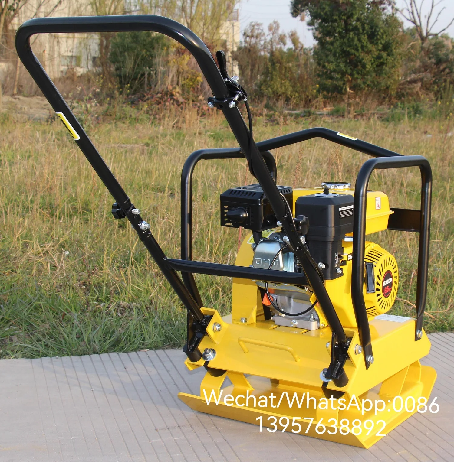Forward Vibratory Soil Plate Compactor Tamper Machine Small Plate ...