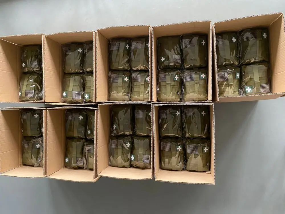 101 Pcs Mini Eva First Aid Kit Box Waterproof Small Medical First Aid ...