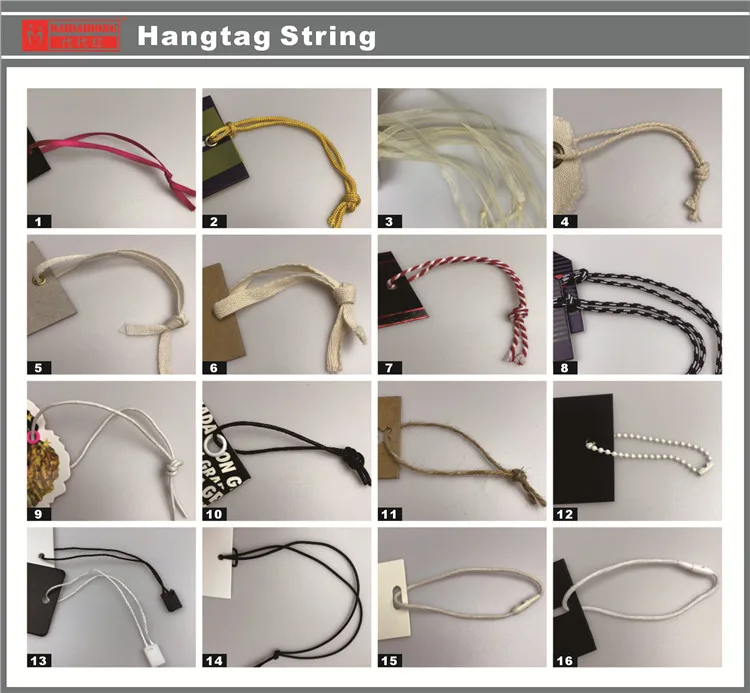 Custom Clothing Foil Swing Hang Tag Label Garment Hangtag With Strings ...
