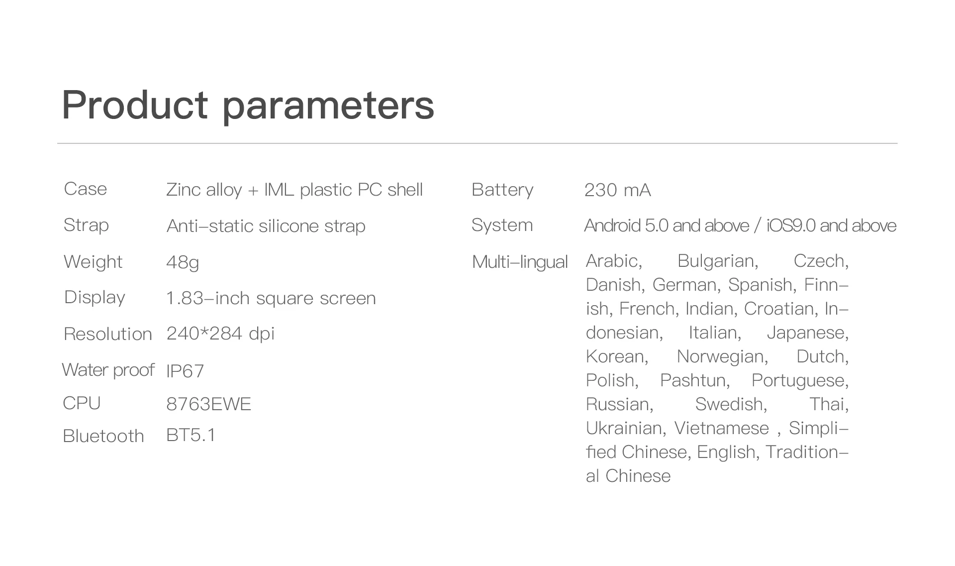 1.83 Inch Screen New Cpu Realtek Rtl8763ewe Da Fit Zl54c Bt Call Phone ...