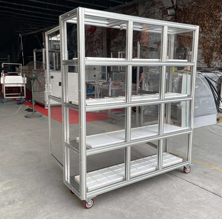 Multi-layers Heavy Duty Aluminium Profile Storage Rack