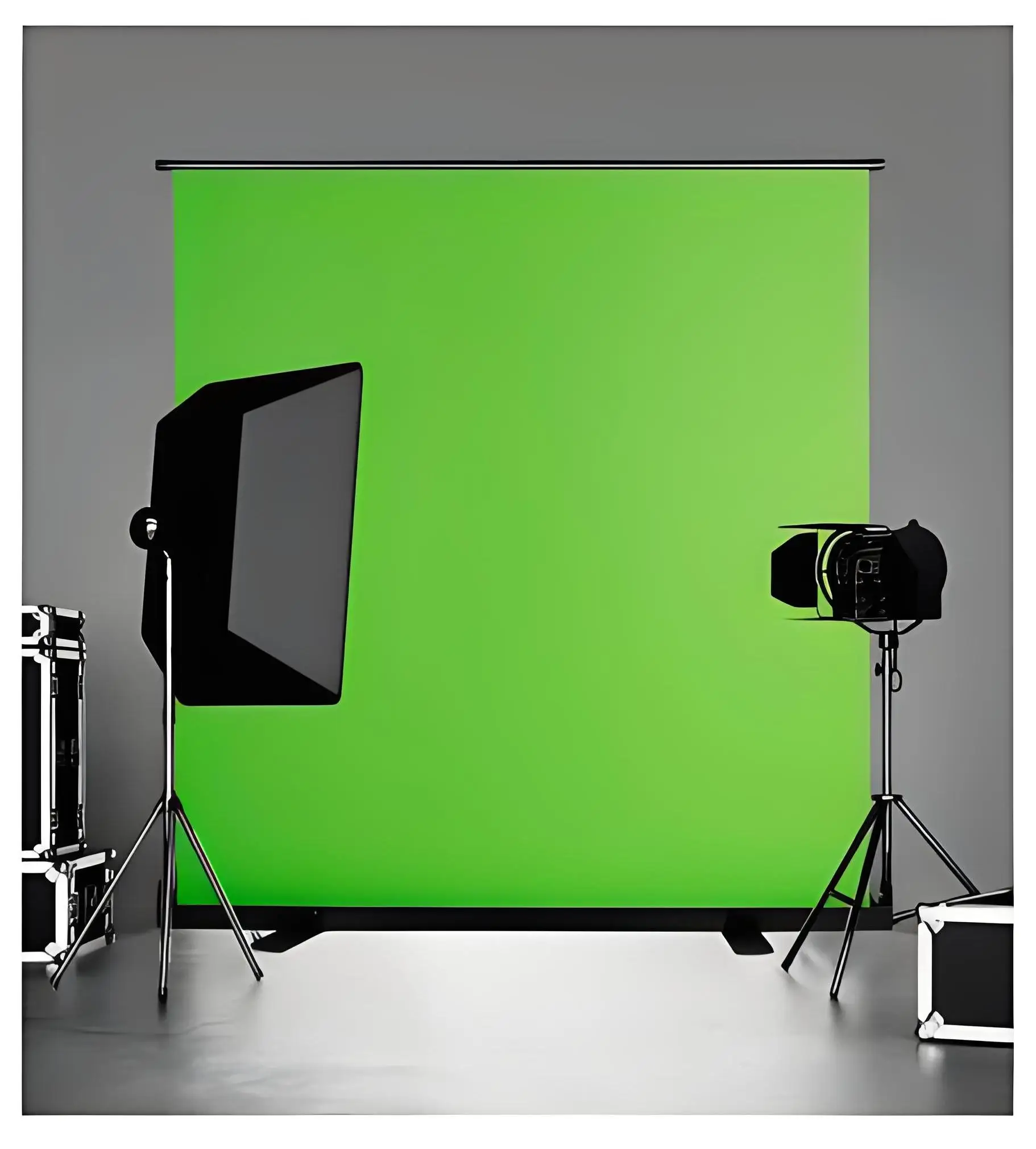 1.5Mx2M Collapsible Video Photography Studio Background Screen Green ...