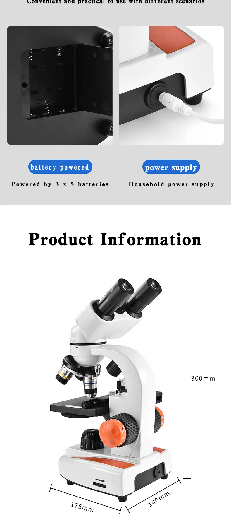 LUXUN 1200X Microscopio Customized Laboratory Microscope Binocular ...