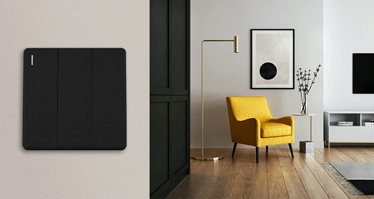 Wall Switches and Sockets UK Standard Modern Grey Grid Texture Dimmer ...