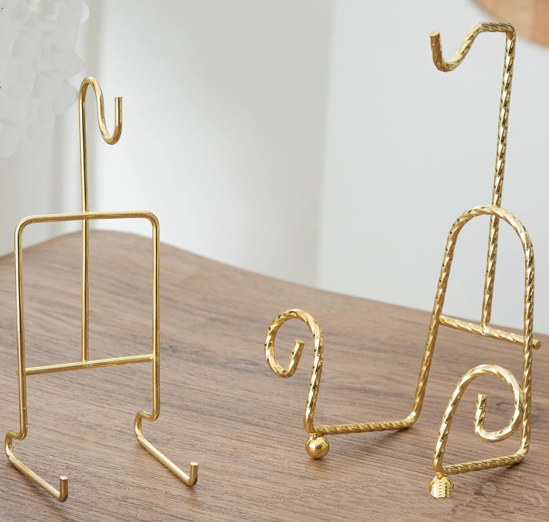 Metal Plate And Coffee Mug Display Easel Holder - Buy Metal Plate ...