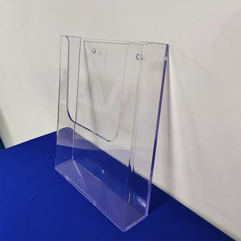 Single Pocket Wall Clear Acrylic Brochure Holder - STR