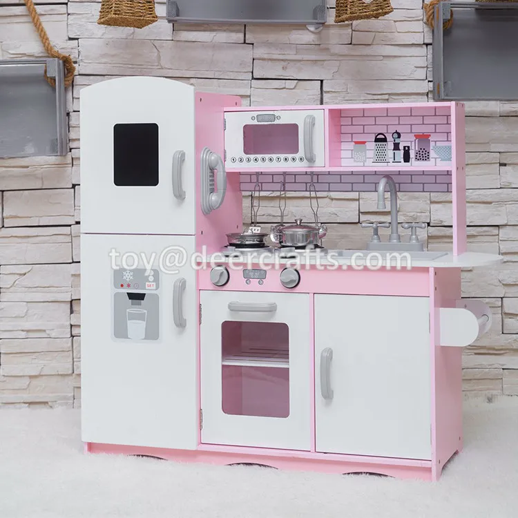 Wooden Kitchen Toy Set with Accessories for Kids - DC10664