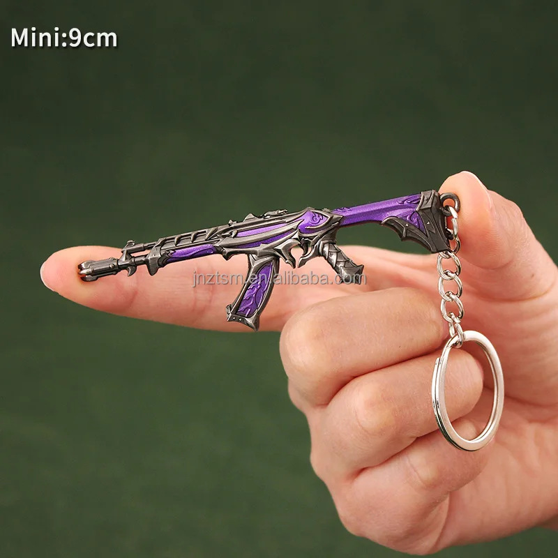 9cm Mini Metal Valorant Keychain Valorant Knife Keychains Mini Valorant ...