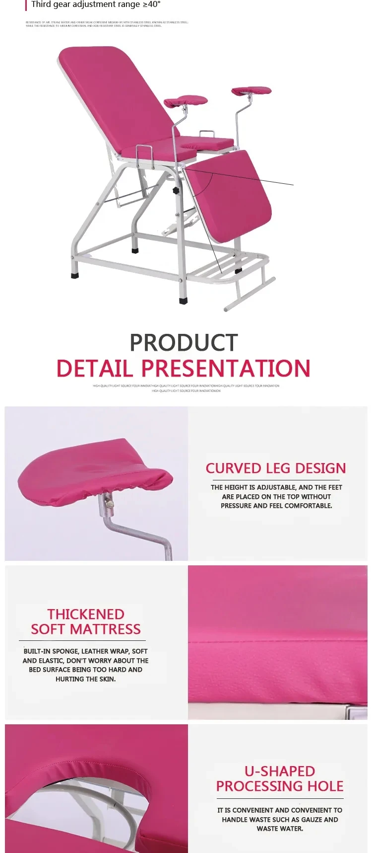 Factory Price Medical Gynecology Examination Table - Buy Medical ...