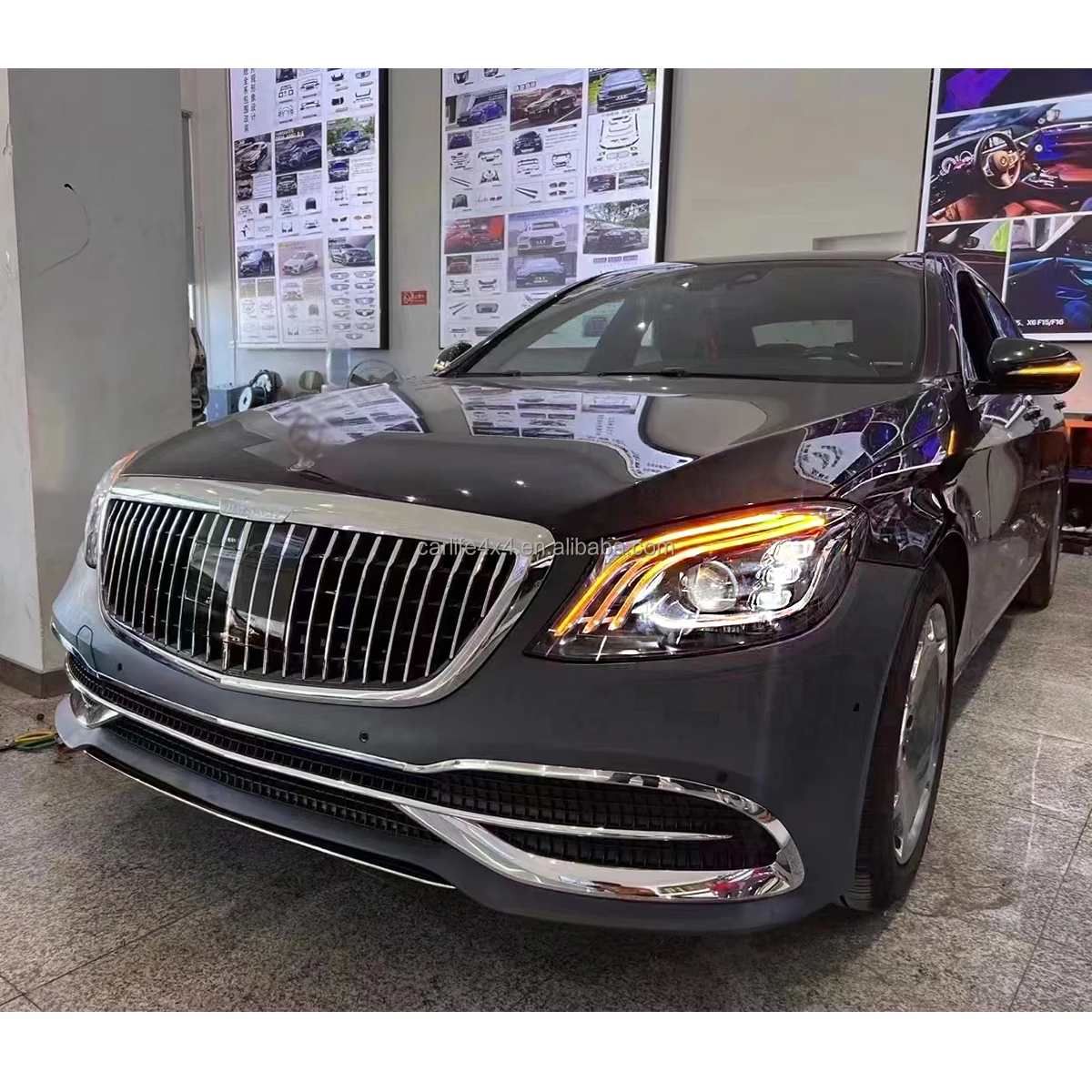 Car Bumpers W222 S Class Maybach Body Kit For Mercedes Benz S Class ...