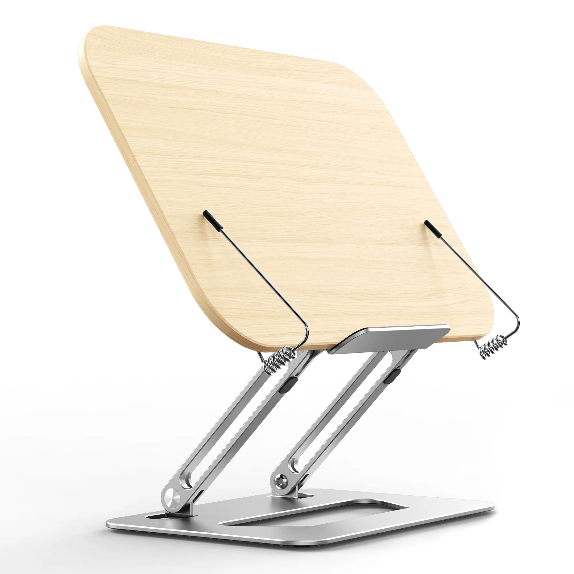 Boneruy Ergonomic Book Reading Stand Desktop Non Slip Folding Tablet ...