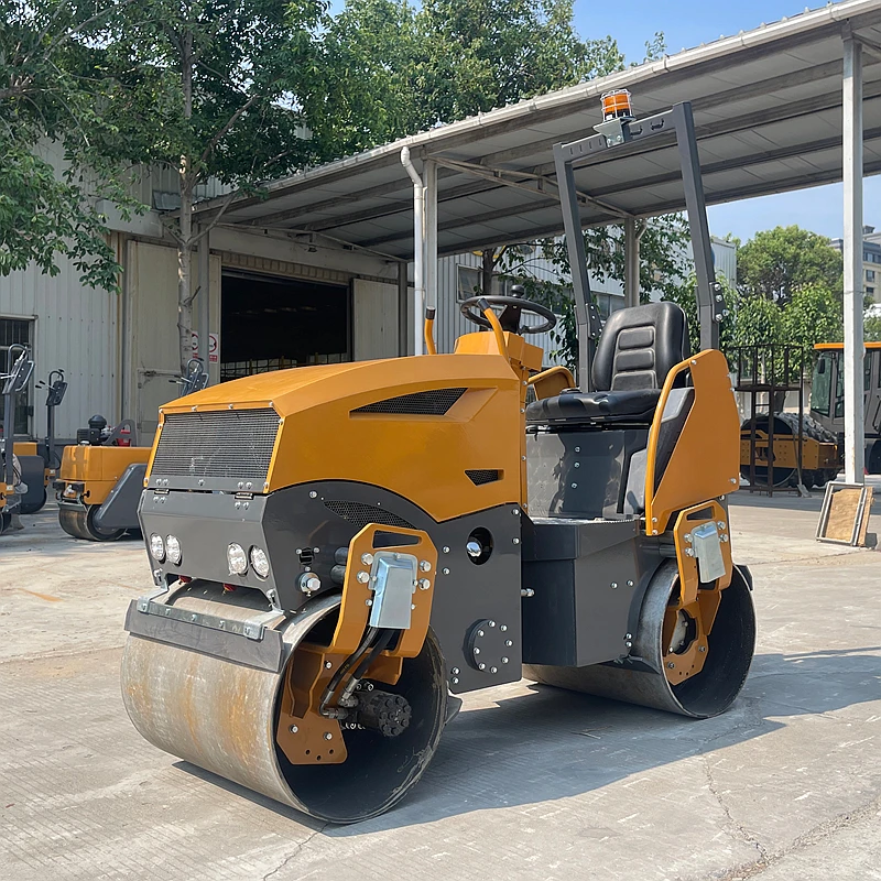 1.3ton Double Drum Roller Road Equipment Rodillo Compactador Mini ...