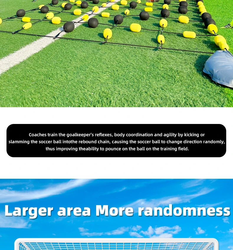Soccer Training Equipment: Rebound Chain Goalkeeper Artifacts for ...