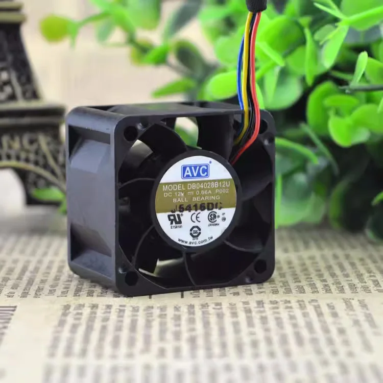 Original Axial Flow Fan Db04028b12u 4028 12v 0.66a 4cm 4-wire Pwm ...