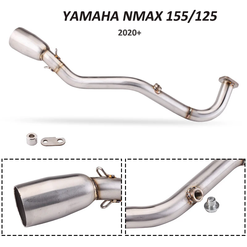 Exhaust for Yamaha NMAX 125 Nmax 155 Downpipe NMAX155 NMAX125 Bend Pipe ...