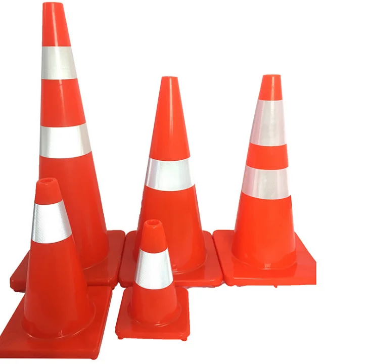 Orange Red PVC Traffic Cones Road Cone Street Cones for Sale| Alibaba.com