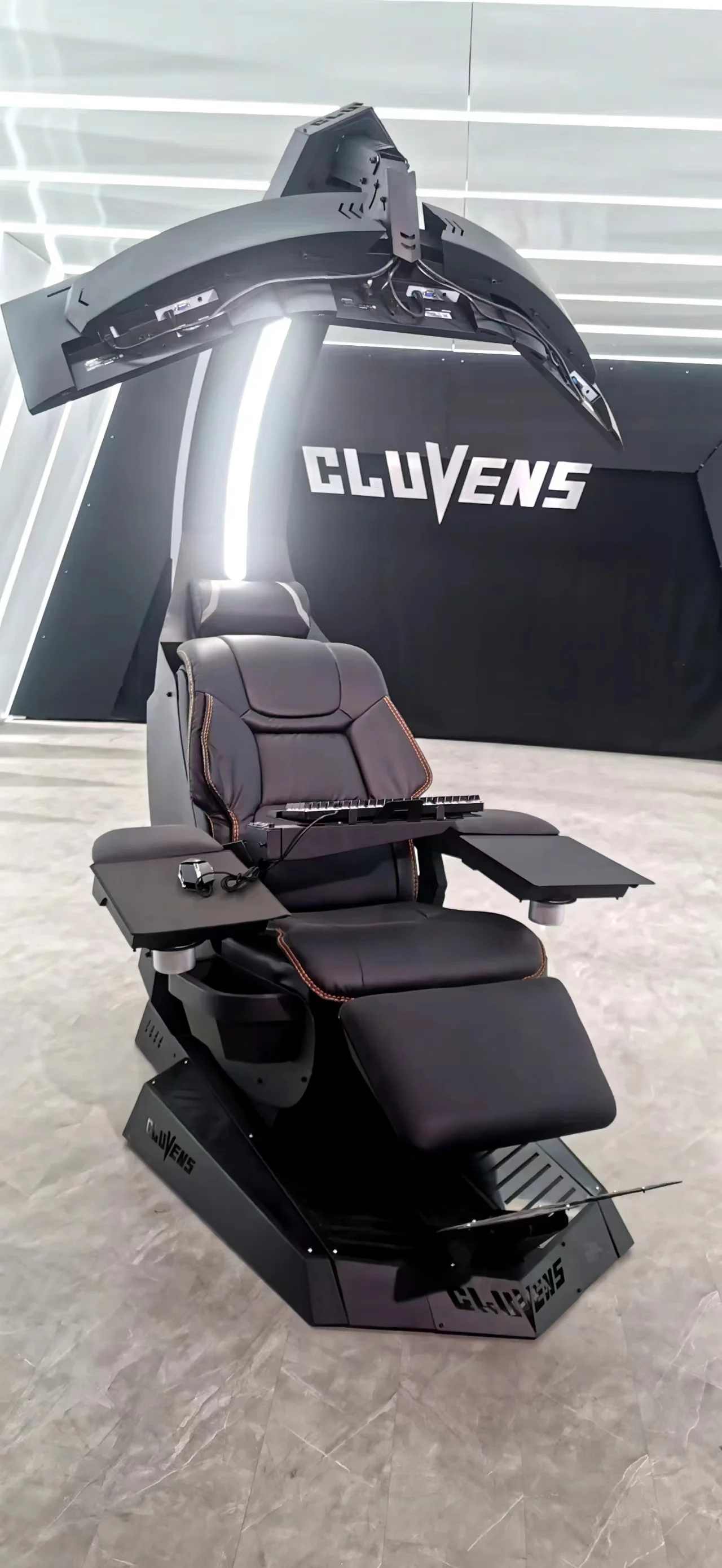 Cluvens Manticore Zero Gravity Workstation & Ergonomic Gamer Chair, OEM