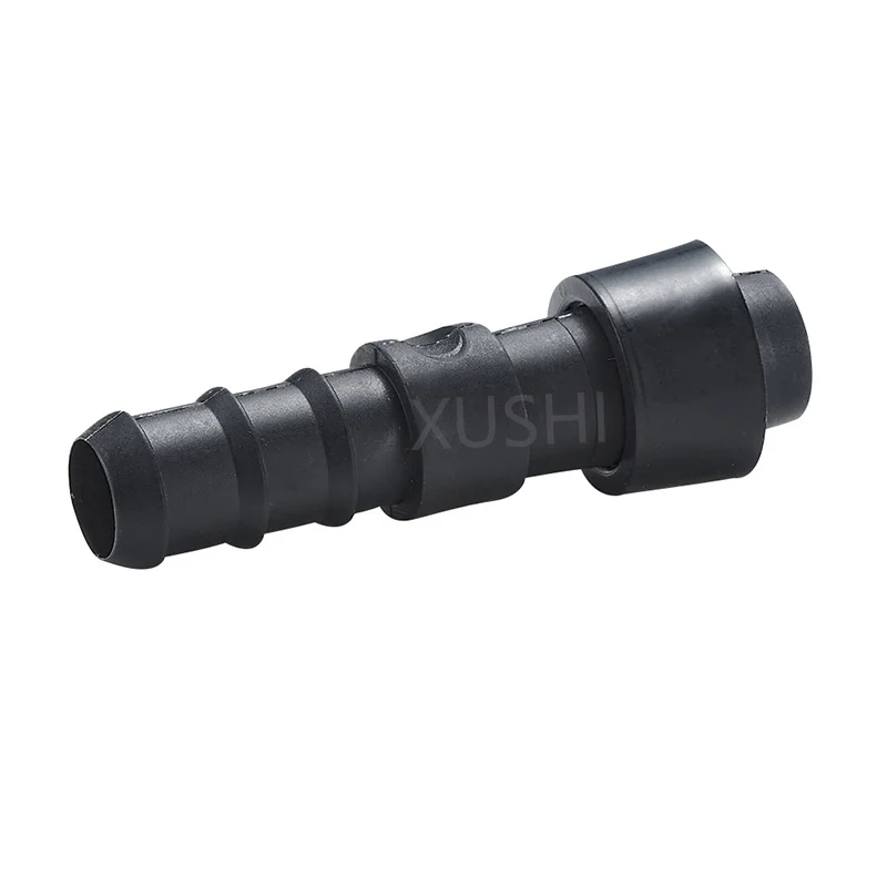 Plastic Straight Elbow Tee Joint Barbed Flanged Type PE Connector Tube ...