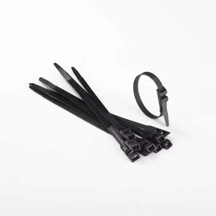 Durable Plastic Double Self Locking Nylon PA66 High Strength Car Zip Cable Ties 6.0*115 DL ...